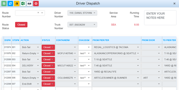 Driver Dispatch